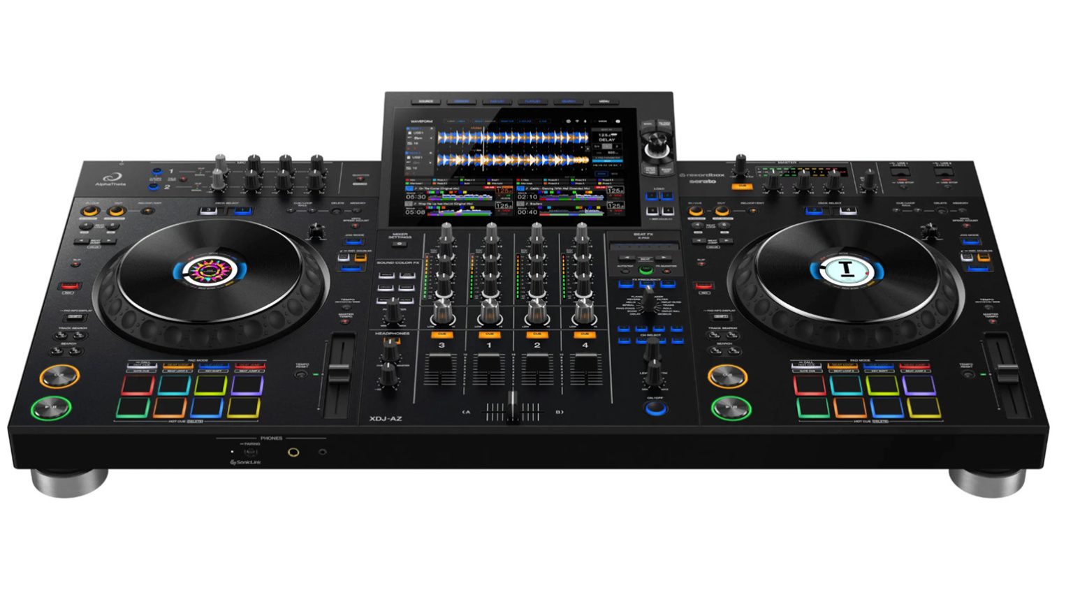 AlphaTheta XDJ-AZ: il nuovo controller standalone a 4 deck